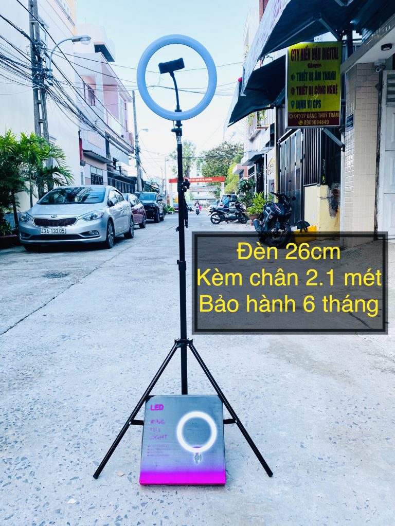 Đèn livestream size 26 tại Đà Nẵng - Cty Hiền Hậu Digital